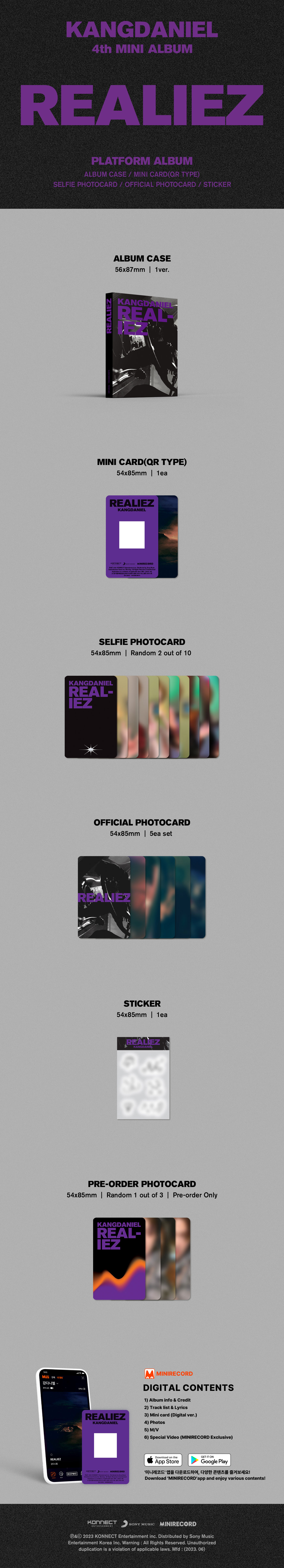 ktown4u.com : KANG DANIEL - 4th Mini Album [REALIEZ] (Platform Album)